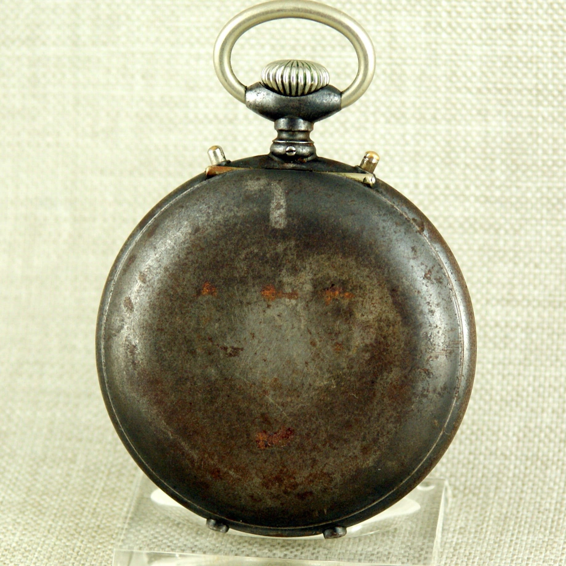 ALARM Pocket Watch JUNGHANS Gunmetal Military Vintage Antique - Etsy