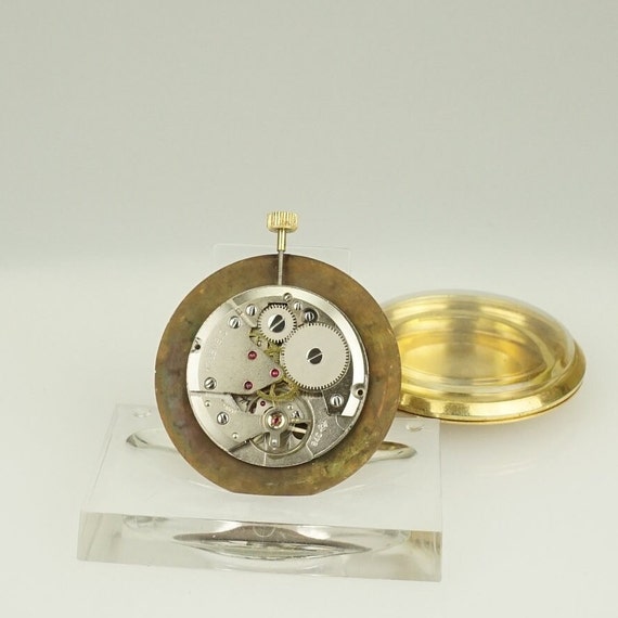 Working EPPO Gold pl Pocket Watch Vintage Antique Men… - Gem