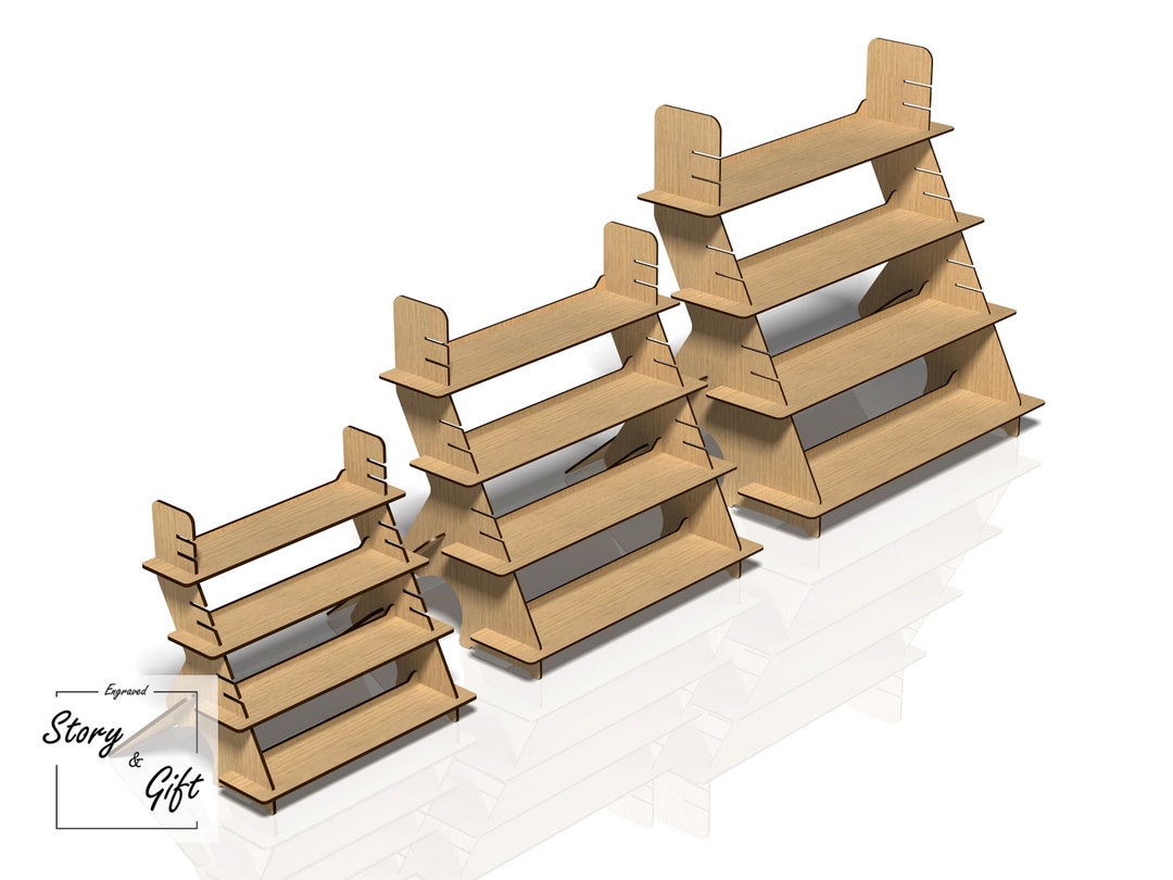 Display Stand - Holder - Laser Cut File - Table Display - DXF, SVG, CDR ...