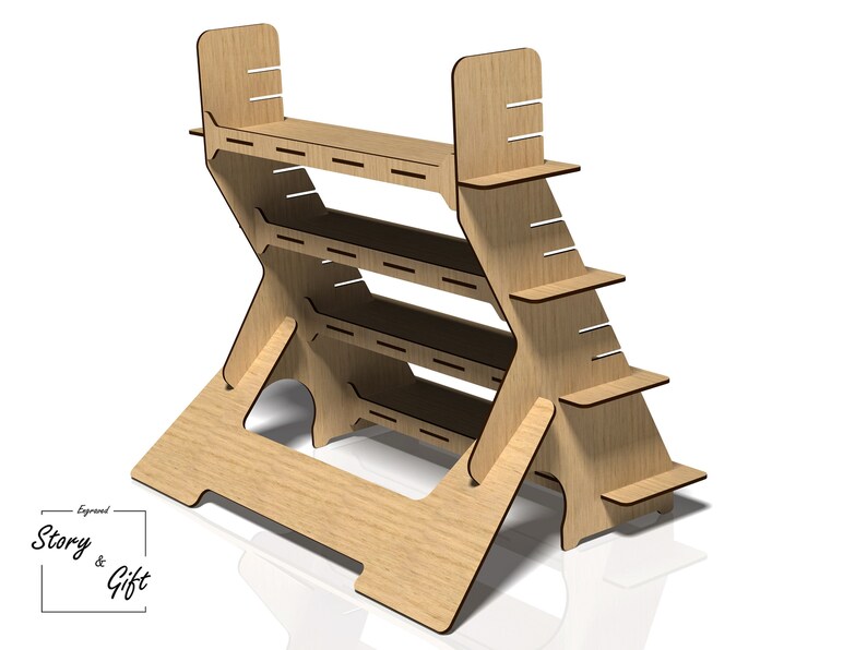 Display Stand Holder Laser Cut File Table Display DXF - Etsy