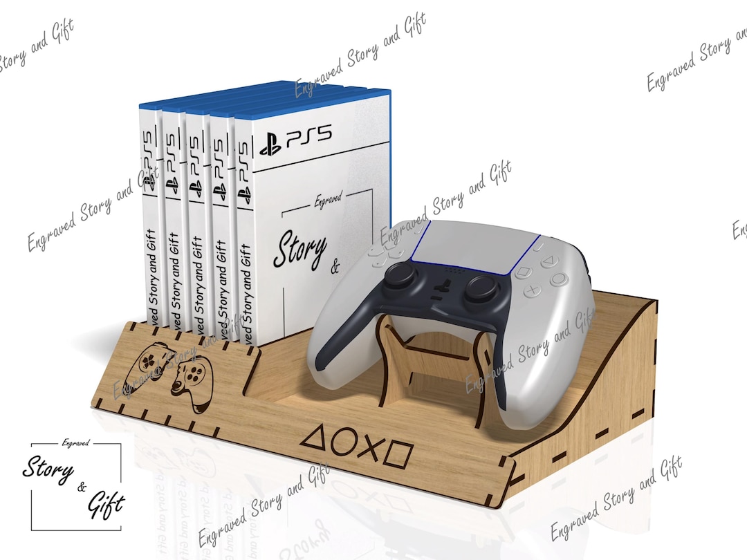 Game Holder - Controller Holder - Play Station Stand - Dvd Dolder - PS ...