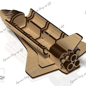 Rocket - Nasa Space Shuttle - Discovery - Spaceship - DXF, SVG, CDR ...