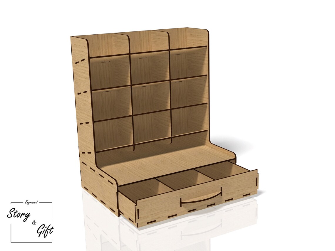 Organizer Laser Cut Rack Laser Cut Digital File DXF SVG | Etsy