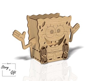 Spongebob Dxf File - Etsy