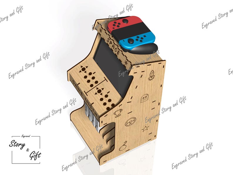 Arcade Game Console Stand - Laser Cut Files (digital Download) - Etsy