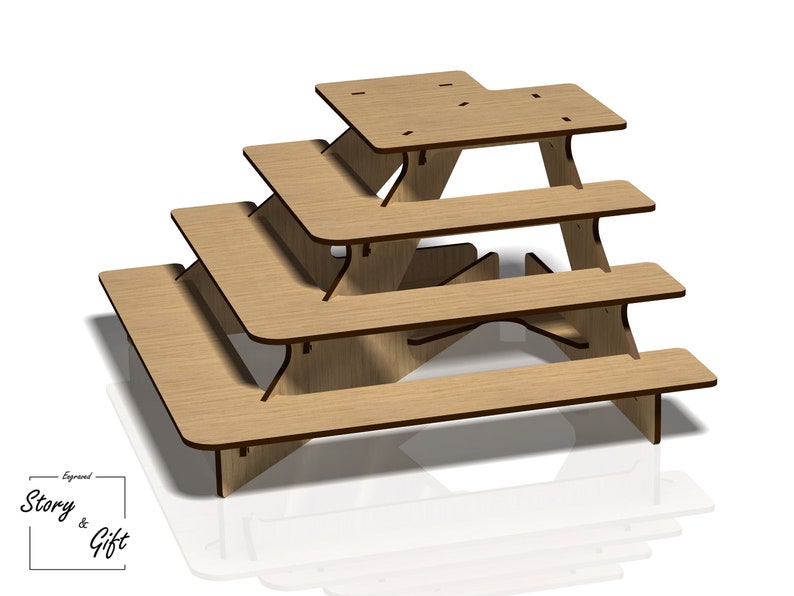 Display Stand - Holder - Stander - Laser Cut File - DXF, SVG, CDR - 3mm ...