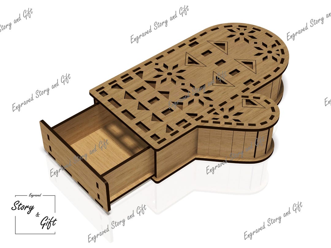 Christmas Mitten Box - Laser Cut Files (digital Download) - Etsy