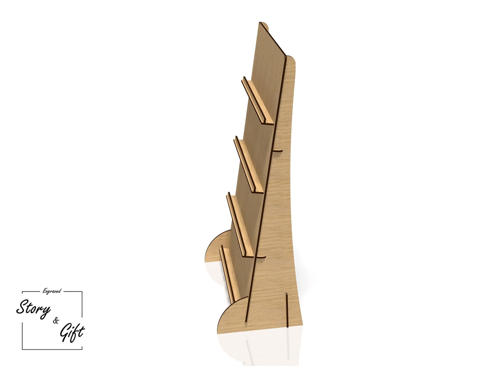 Postcard Stand, Holder, - Laser Cut File - DXF, SVG, CDR - 3mm and 4mm ...