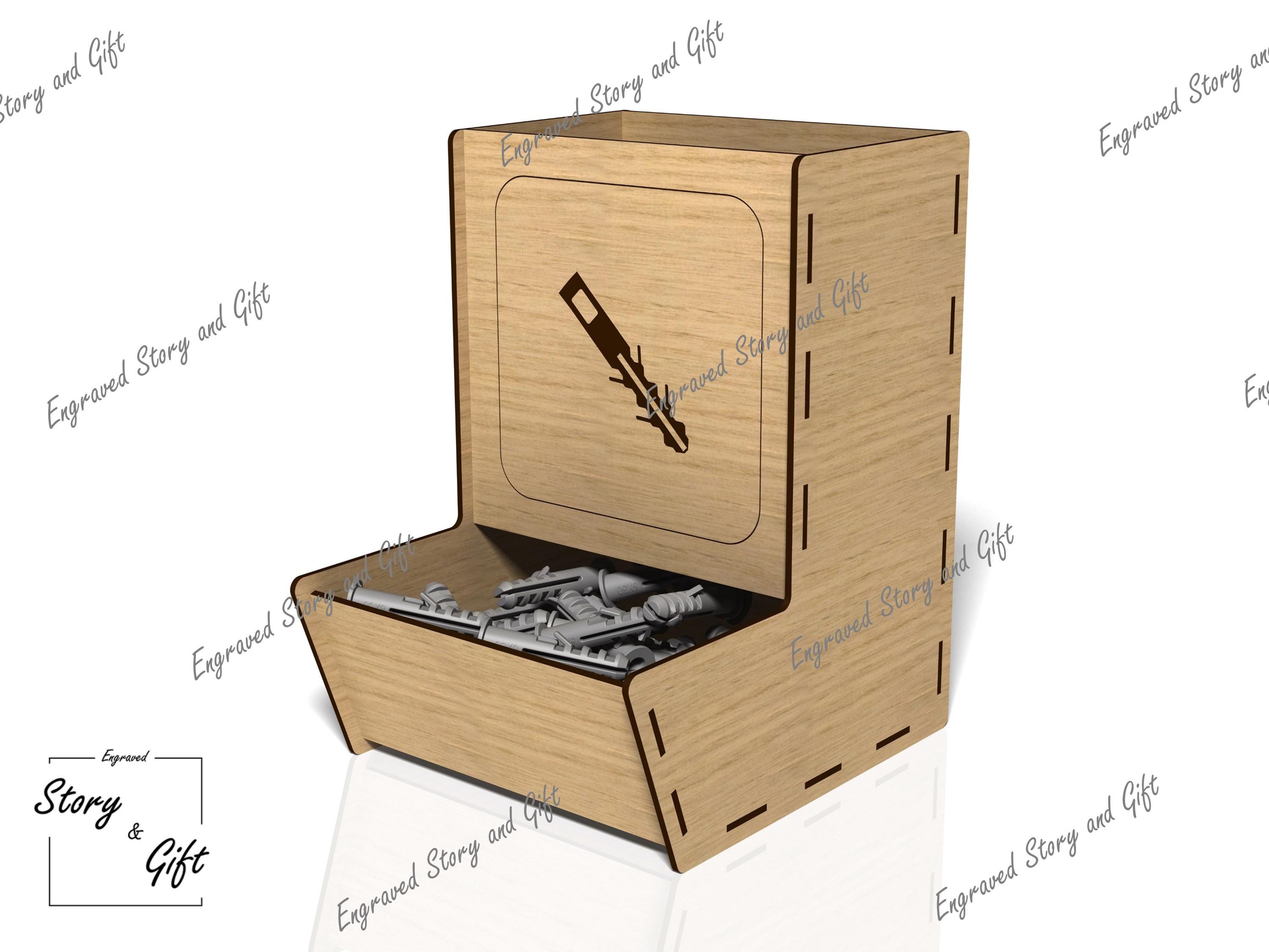 Wood Box Organizer - Laser Cut Files (digital Download) - Etsy