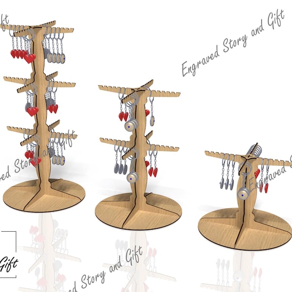 Keychain Display Stand - Etsy