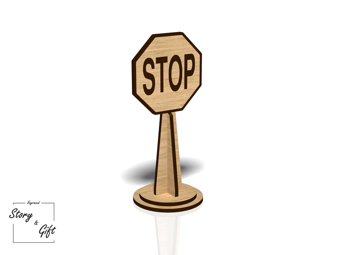 Road Signs - Traffic Indicator - Wood Game - Laser Cut File - DXF, SVG ...