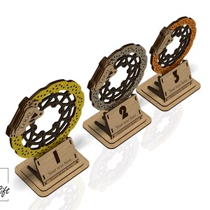 Motorcycle Trophy - Brake Disck - Laser Cut Files (digital Download) - Etsy