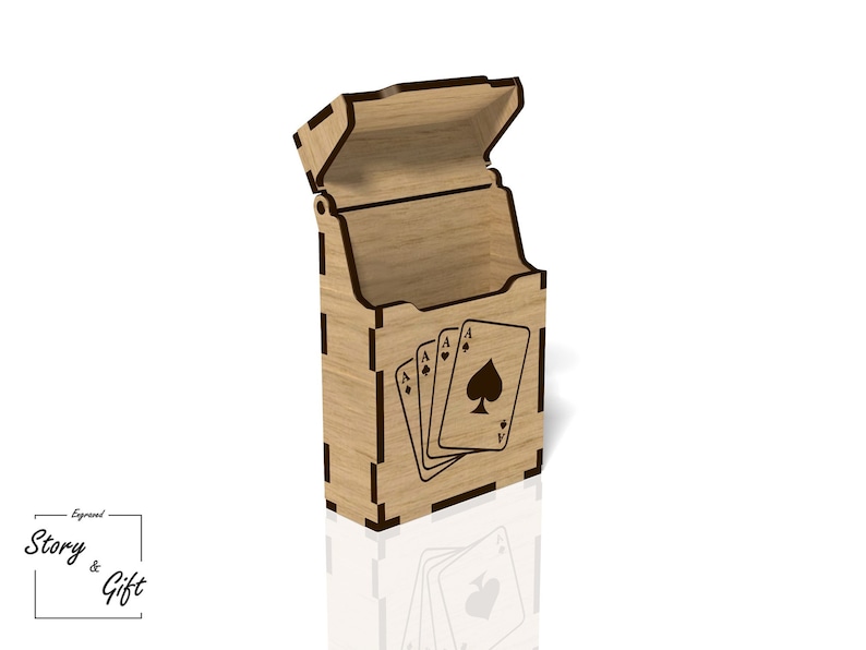 Playing Card Box - Laser Cut Files (digital Download) - Etsy
