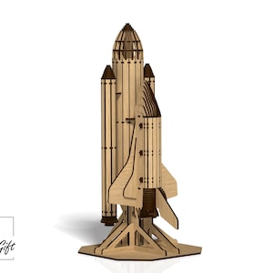 Rocket Nasa Space Shuttle Discovery Spaceship DXF, SVG, CDR Laser Cut ...