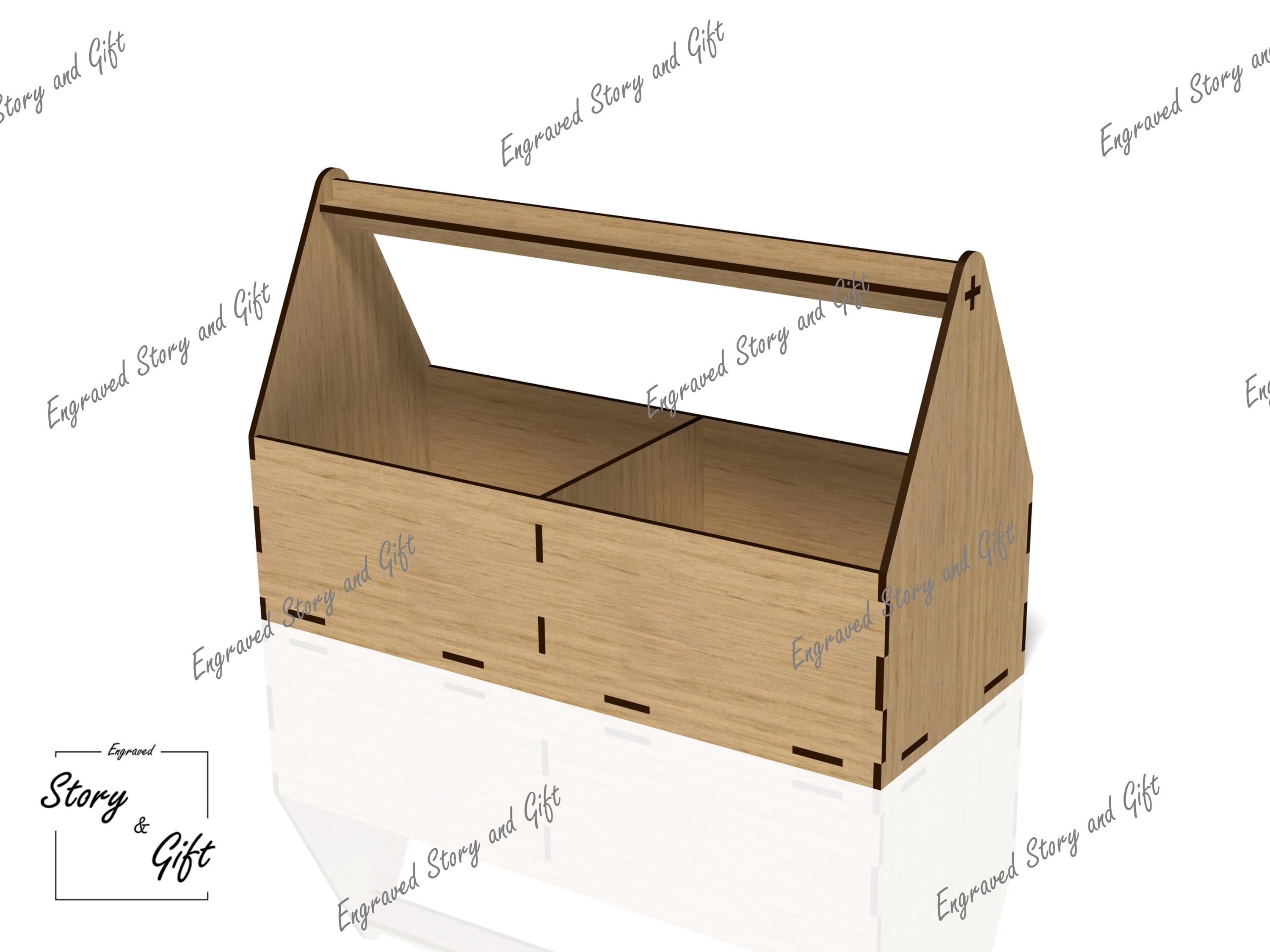 Tool Box - Tools - Wood Toy - Laser Cut File - DXF, SVG, CDR - 3mm and ...