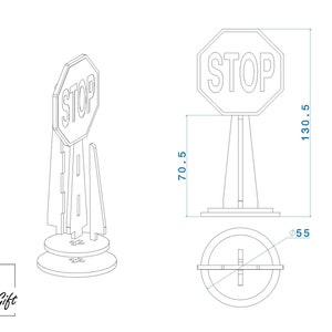 Road Signs - Traffic Indicator - Wood Game - Laser Cut File - DXF, SVG ...