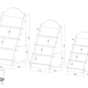 Postcard Stand, Holder, Display Stand - Laser Cut File - DXF, SVG, CDR ...