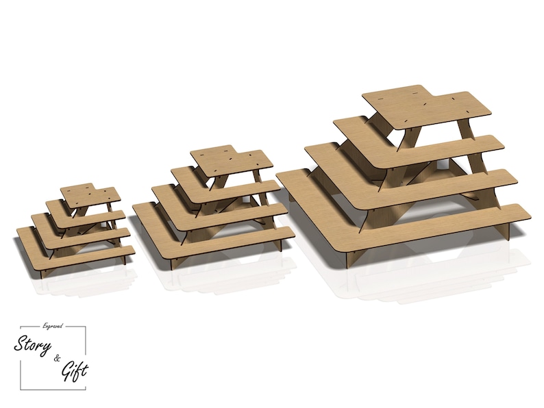 Display Stand - Holder - Stander - Laser Cut File - DXF, SVG, CDR - 3mm ...