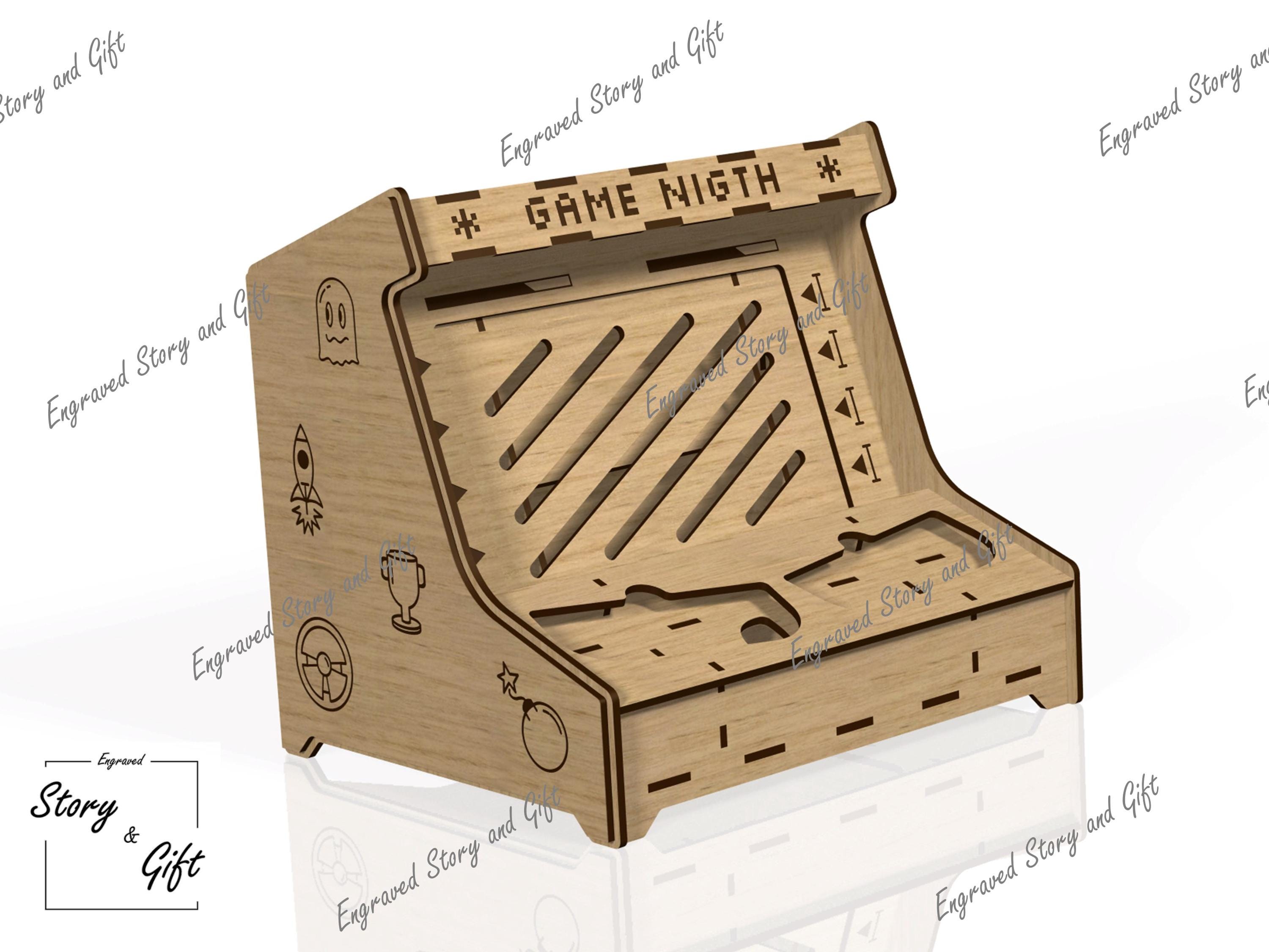 Console and Game Holder for Nintendo, Arcade – Laser Cut Files (digital ...