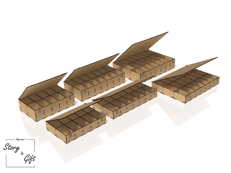 Organizer Box - Laser Cut Files (digital Download) - Etsy