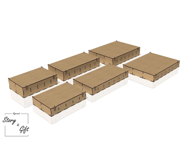 Organizer Box - Laser Cut Files (digital Download) - Etsy