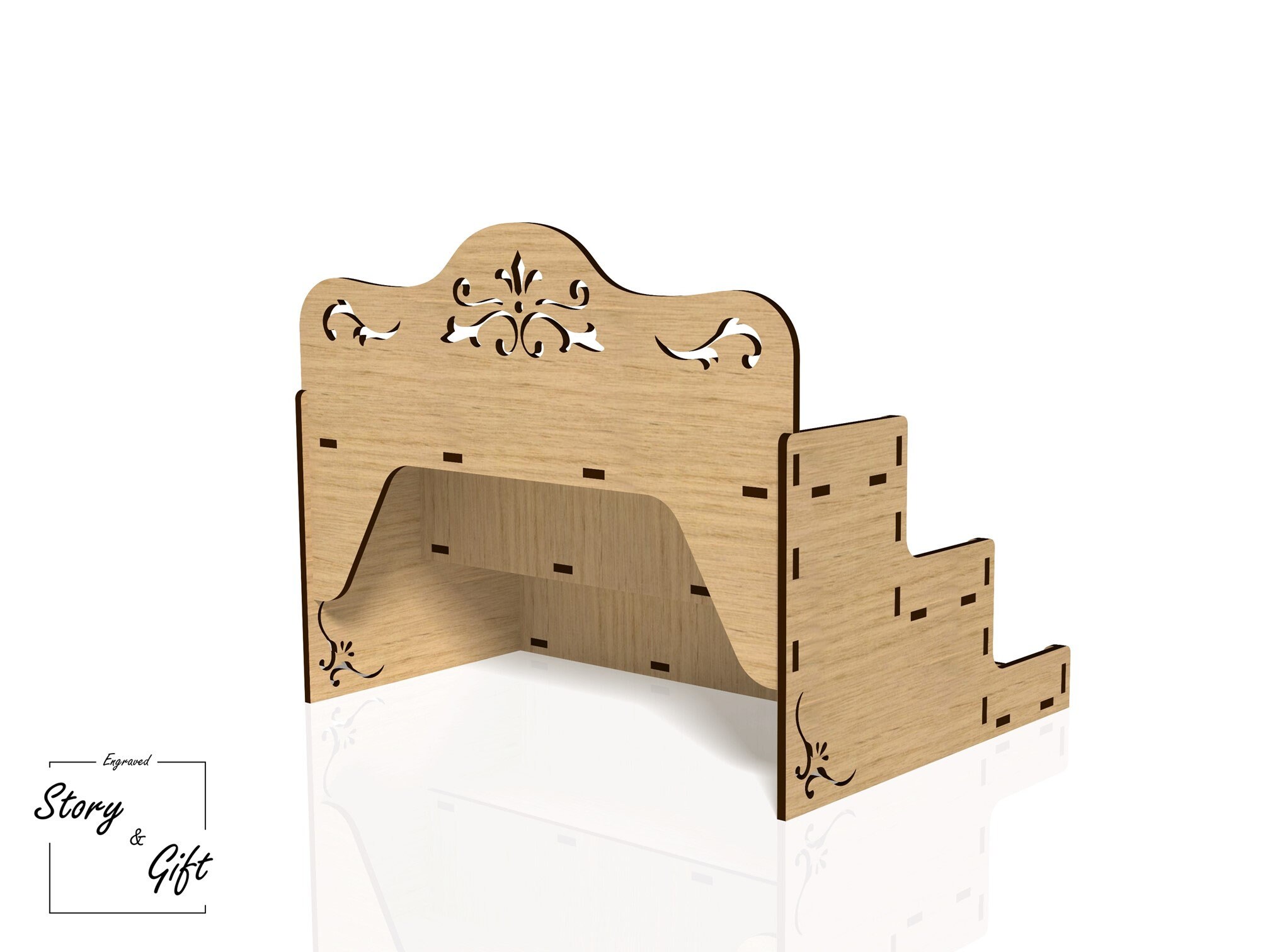 Display Stand, Stander, Tiered Stand - Laser Cut- Digital File - DXF ...
