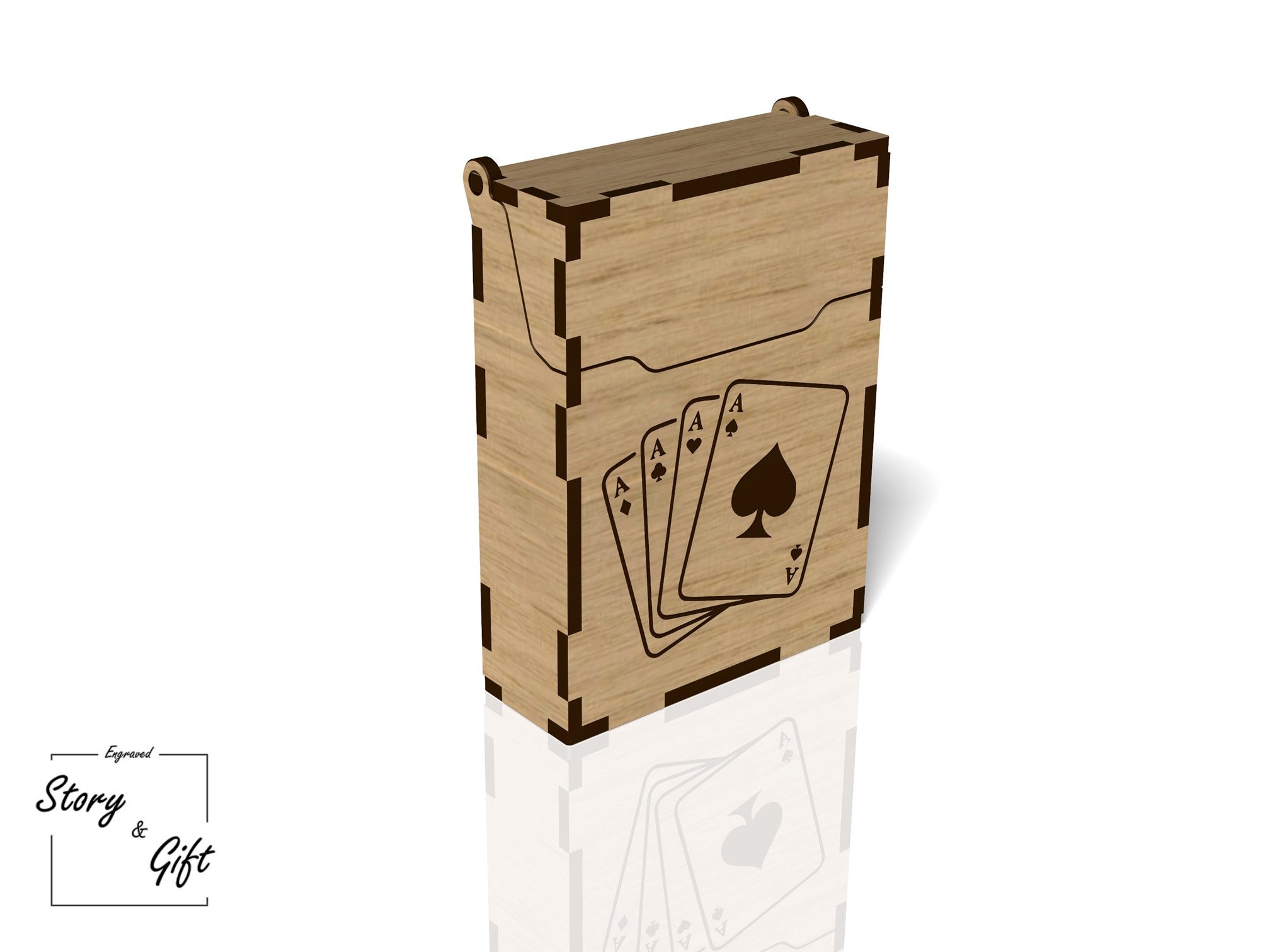 Playing Card Box - Laser Cut Files (digital Download) - Etsy