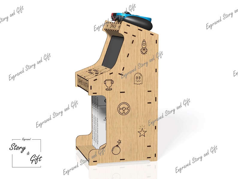 Arcade Game Console Stand - Laser Cut Files (digital Download) - Etsy