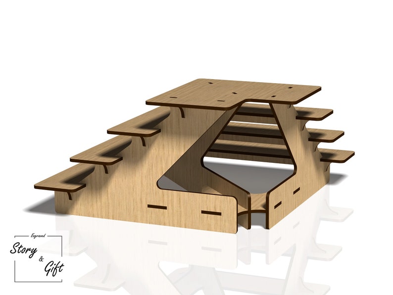 Display Stand - Holder - Stander - Laser Cut File - DXF, SVG, CDR - 3mm ...