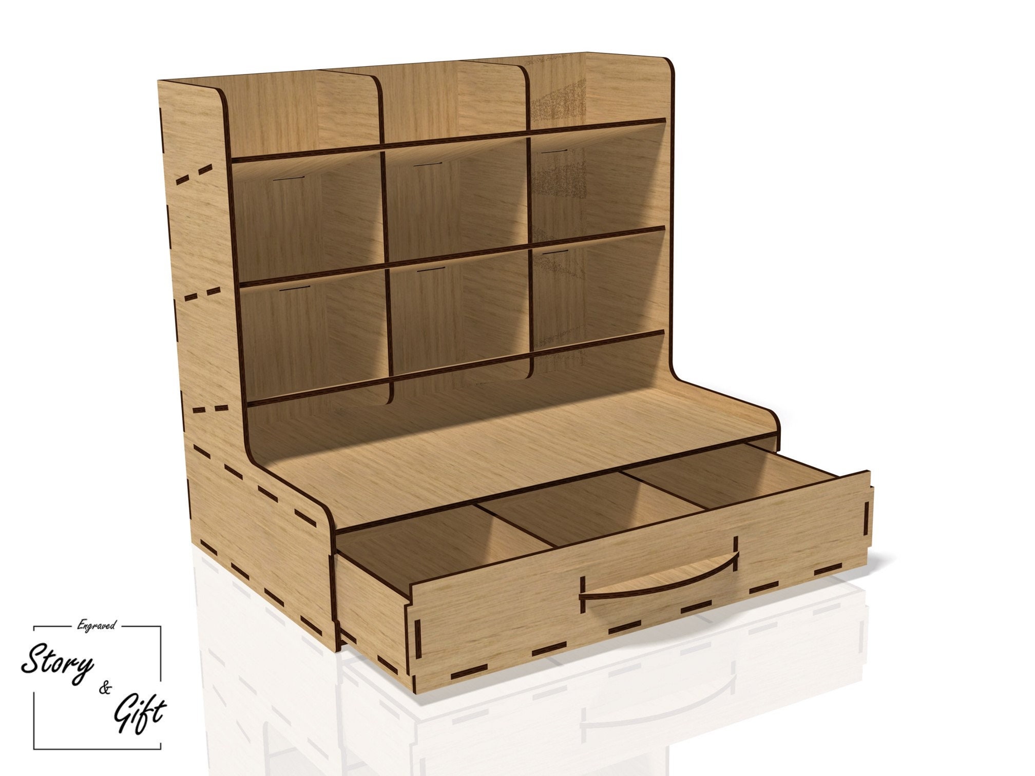 Organizer Laser Cut Rack Laser Cut Digital File DXF SVG - Etsy