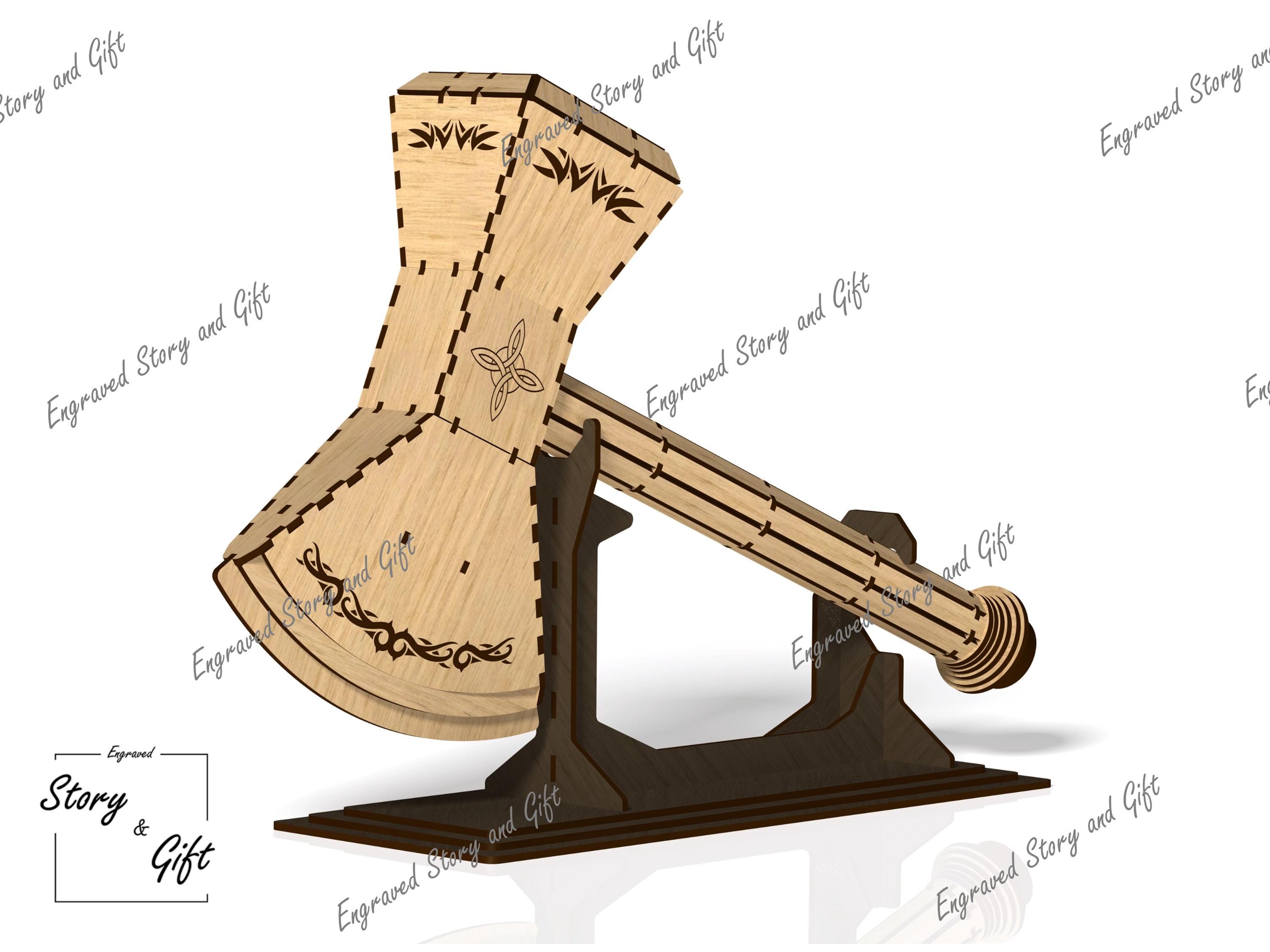 Warrior Axe – Superhero Toy - Laser Cut Files (digital Download) - Etsy