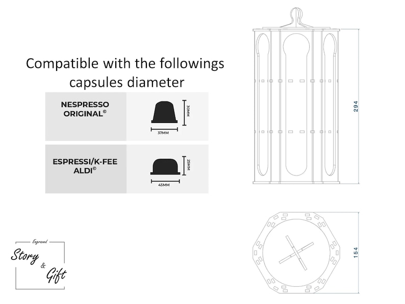 Nespresso Capsule Holder - Laser Cut Files (digital Download) - Etsy