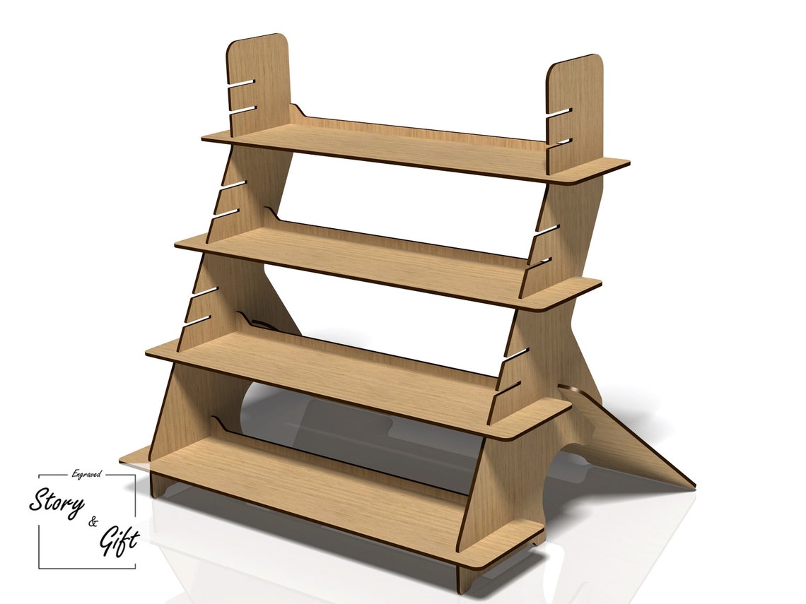 Display Stand Holder Laser Cut File Table Display DXF - Etsy