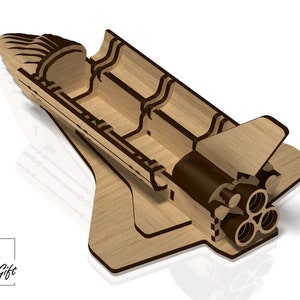 Rocket Nasa Space Shuttle Discovery Spaceship DXF, SVG, CDR Laser Cut ...