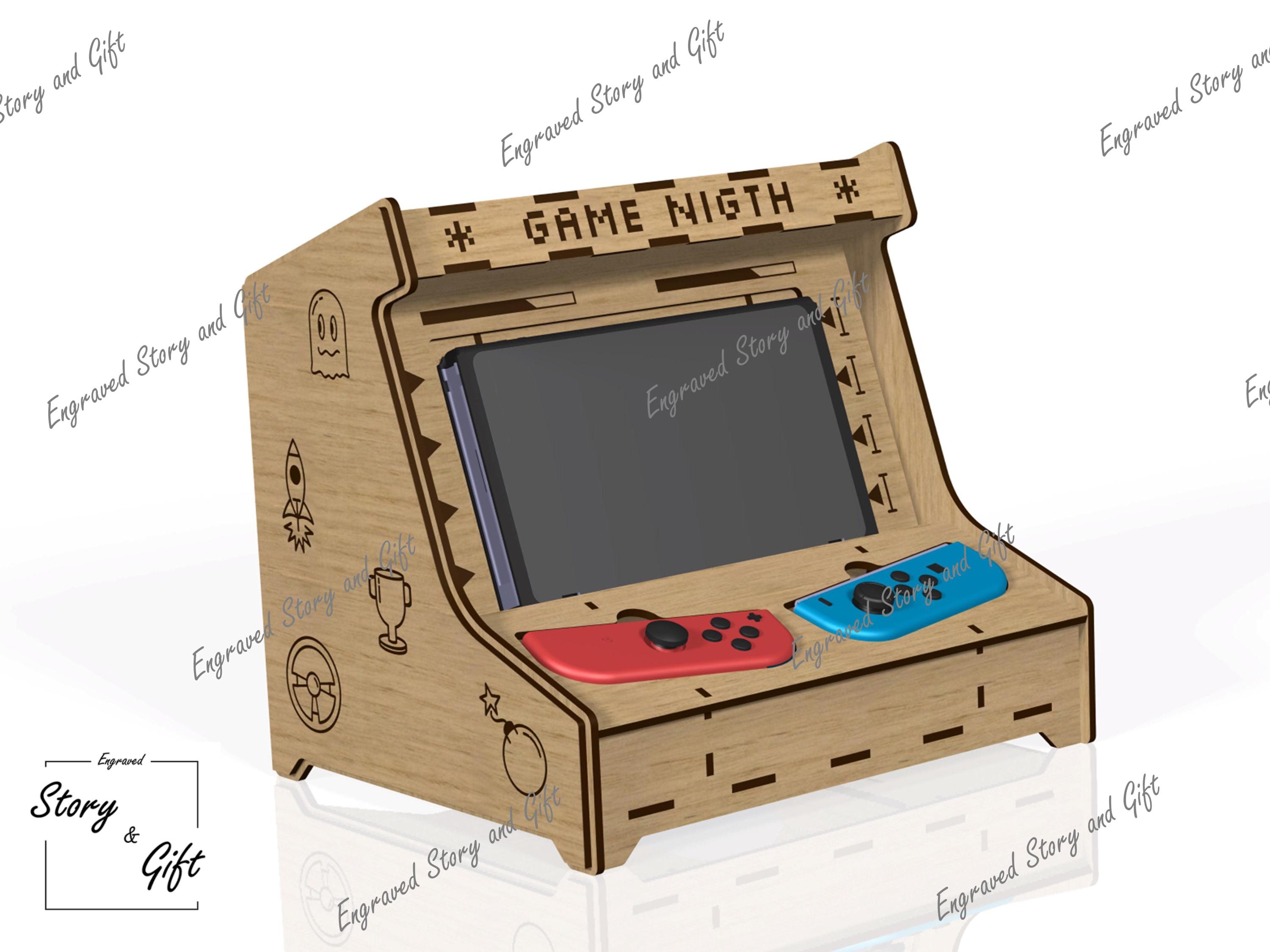 Console and Game Holder for Nintendo, Arcade – Laser Cut Files (digital ...