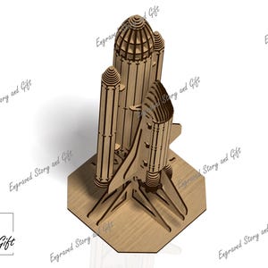 Rocket - Nasa Space Shuttle - Discovery - Spaceship - DXF, SVG, CDR ...