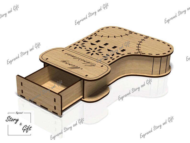 Christmas Stocking Gift Box - Laser Cut Files (digital Download) - Etsy