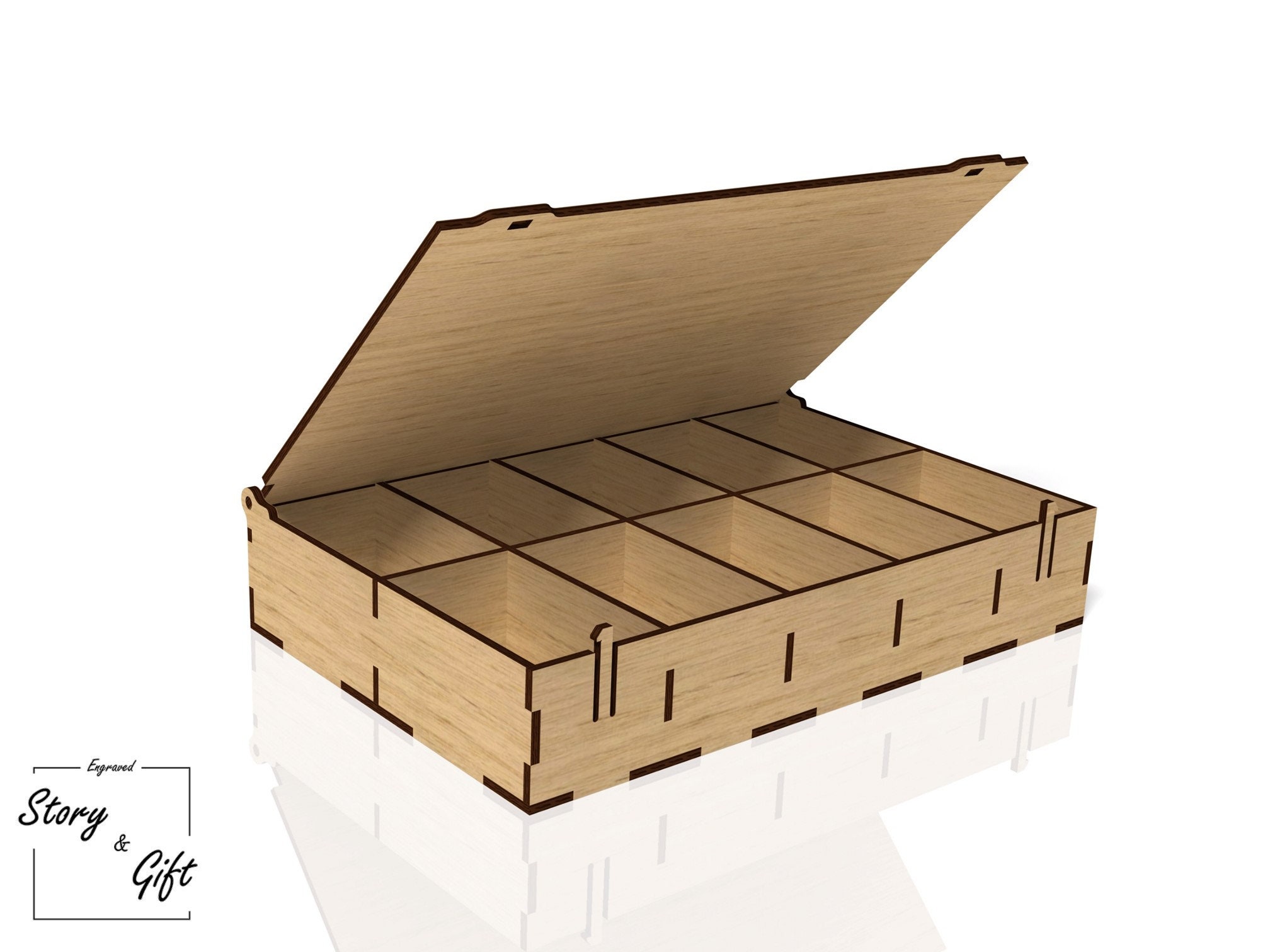 Organizer Box - Laser Cut Files (digital Download) - Etsy