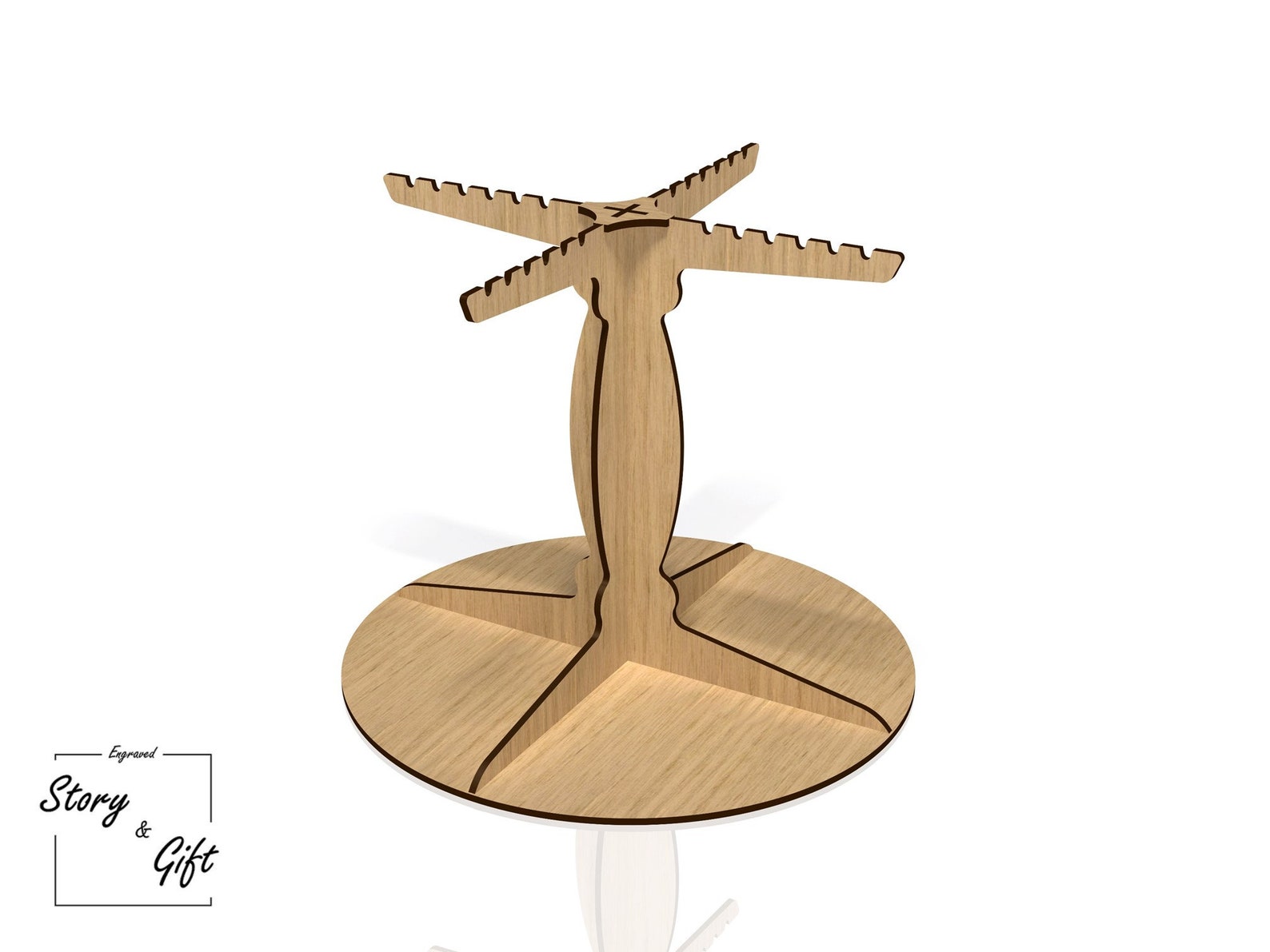Keychain Stand Display Stand Stander Laser Cut Digital - Etsy