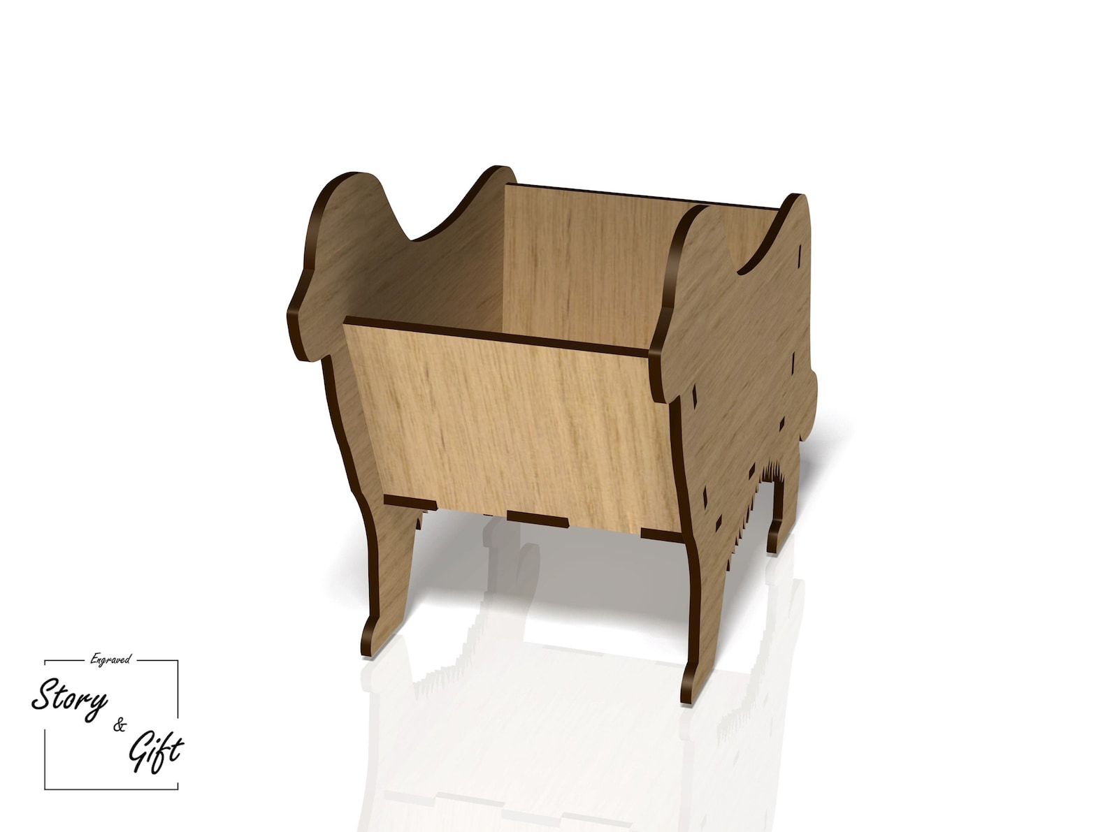 Dog Box Animal Box Laser Cut File DXF SVG CDR 3mm - Etsy