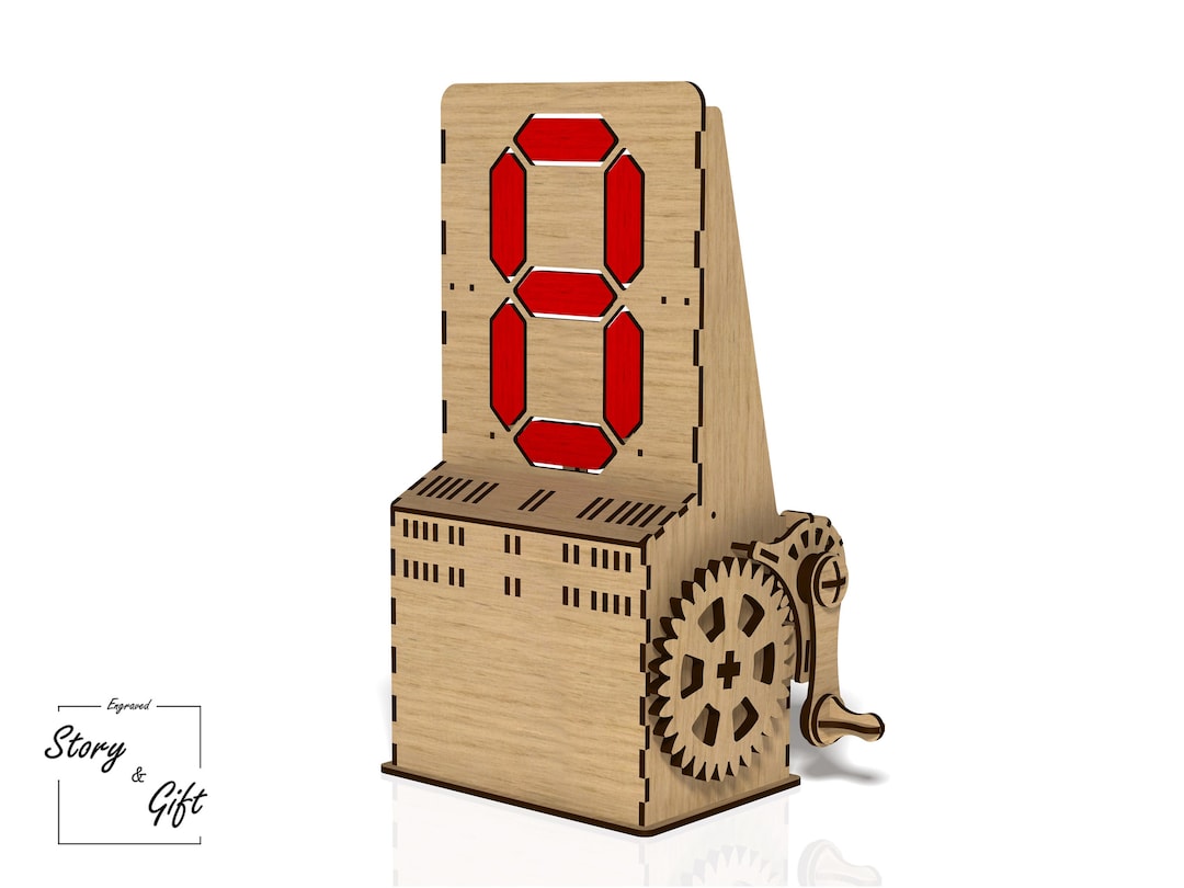 Numéro à 7 segments - numéro mécanique - horloge mécanique - horloge à ...