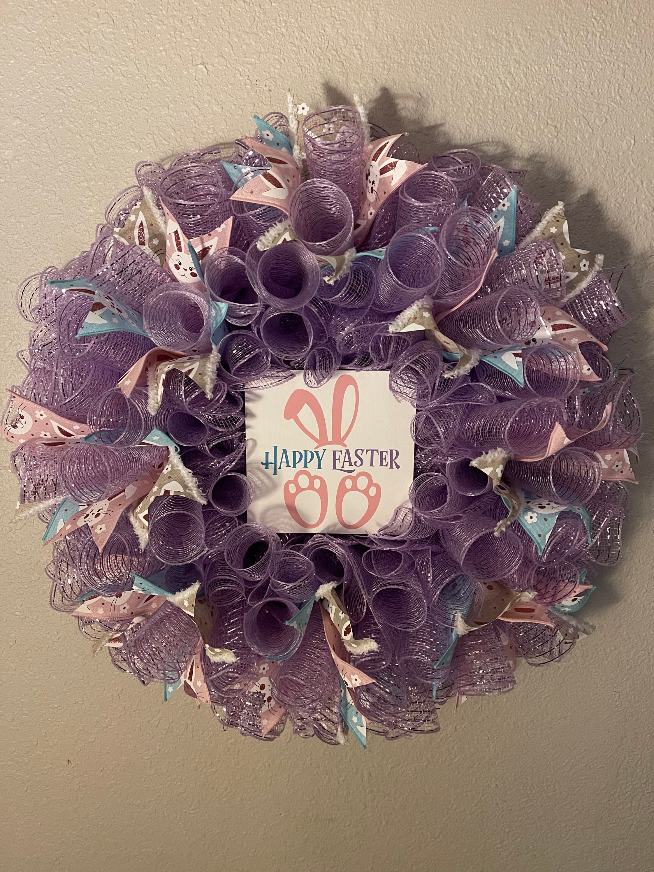 Happy Easter, Easter Wreath, Easter Decor, Happy Easter Sign, Easter ...