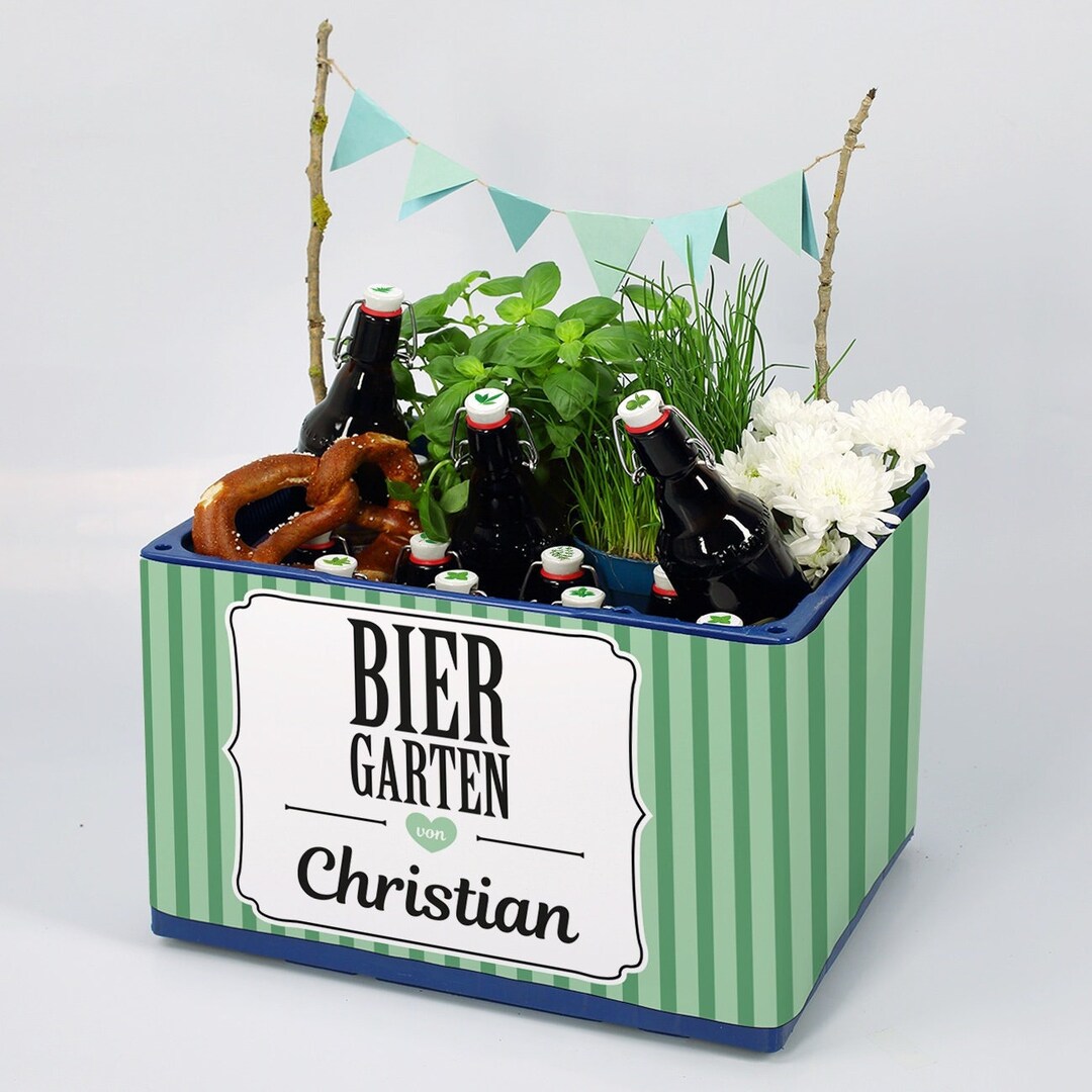 Bierkasten Banderole Biergarten mit Namen - Etsy.de