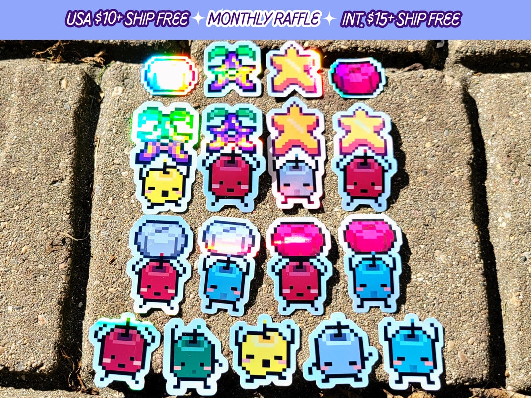 Stardew Valley Junimo Choose Your Vinyl Decal Sticker Pack Bundles - Etsy