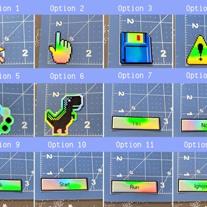 PC Choose Your Own Vinyl Computer Retro Tech Decal Sticker Pack Bundles ...