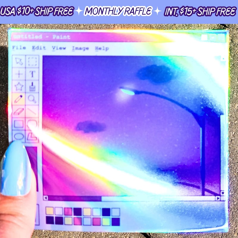 Ms Paint Mirror - Etsy