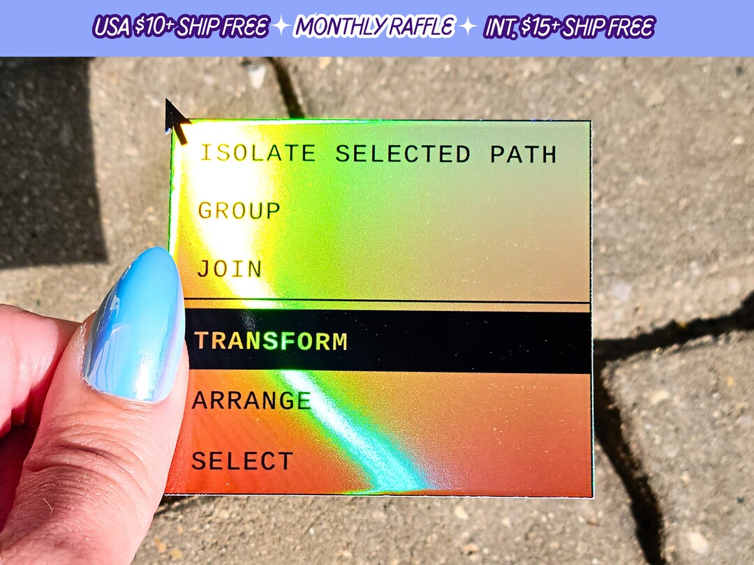 Transform Cursor Sticker Retro Click Screen Computer Handmade Vinyl ...