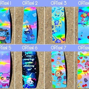 Animal Crossing Villager Holographic Bookmarks Handmade Thick Cardstock ...