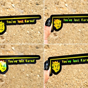 Fallout Karma Lost or Gained Handmade Holographic Vinyl Sticker - Etsy