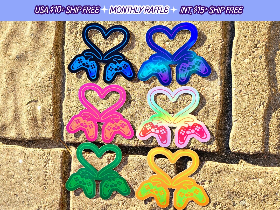 Controller Heart Handmade Vinyl Video Game Controllers Hearts Valentine ...